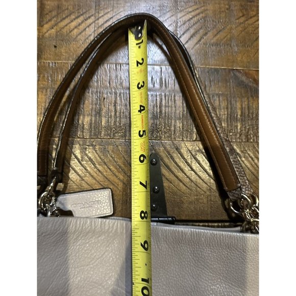 Coach | Bags | Coach Phoebe Shoulder Bag Exotic Colorblock Pebble ...